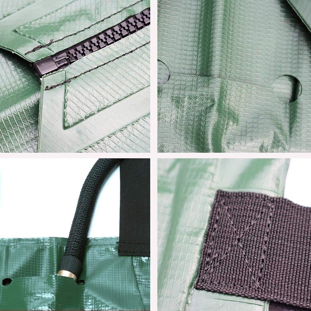 Set 4 saci de udare pentru copaci, PVC, Cu fermoar, Rezistent la apa ...