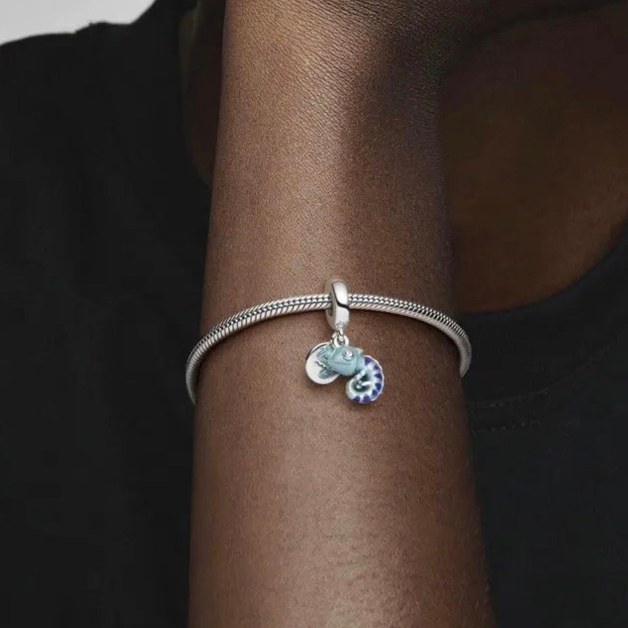 Talisman din Argint 925 Charm compatibil Pandora Cameleon Colorat - eMAG.ro