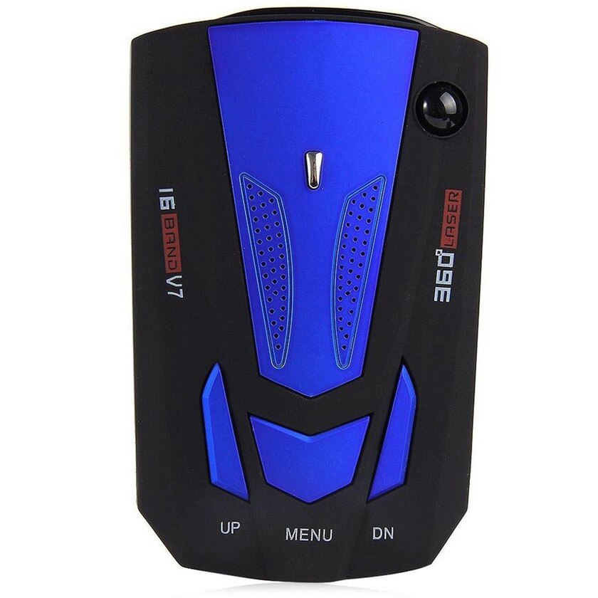 Detector radar V7, 16 benzi, 360 grade, GPS, Alerta vocala, 12V ...