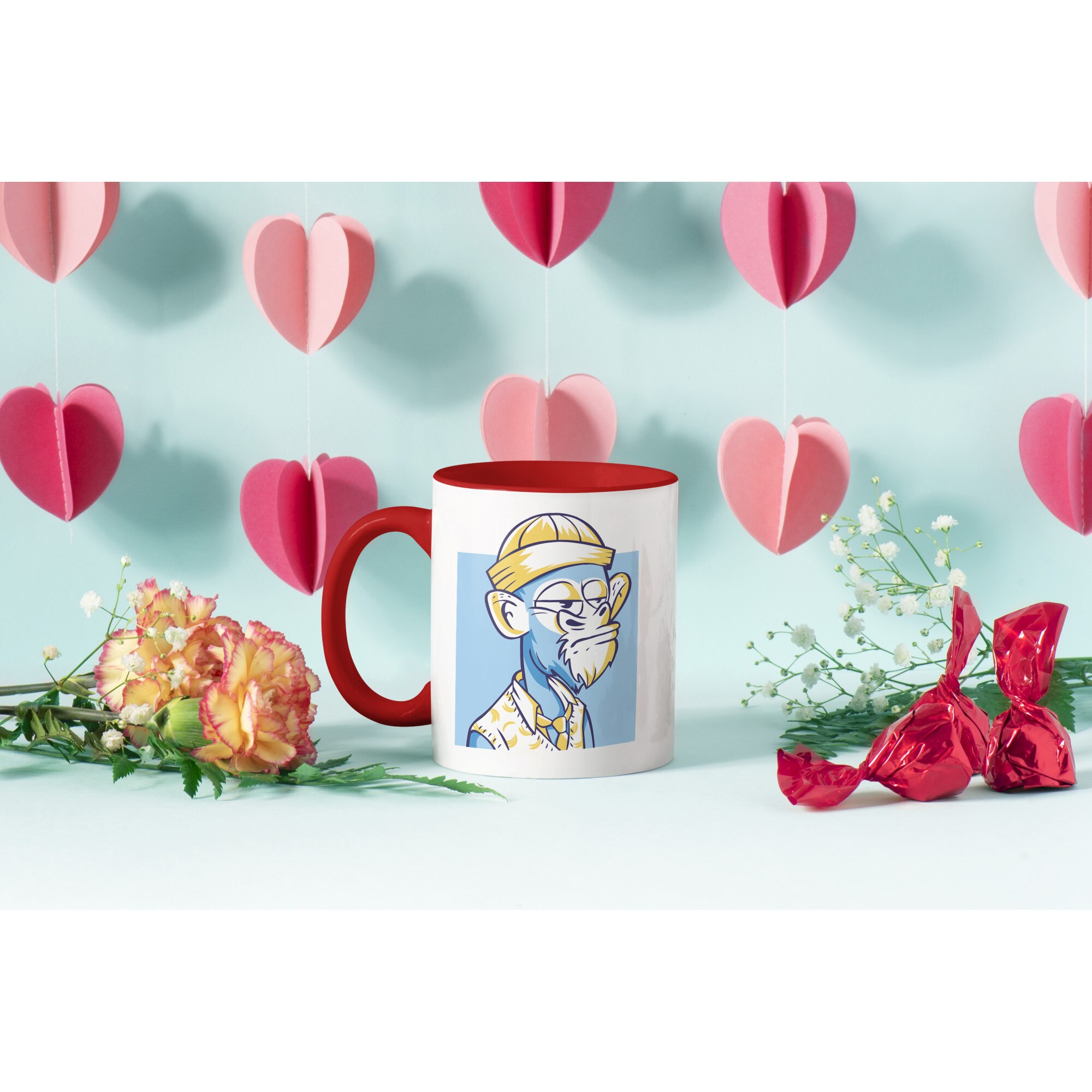 Cana Cu Maimuta Batrana Cu Cacula Galbena, Tinuta Costum Galben, Desene ...