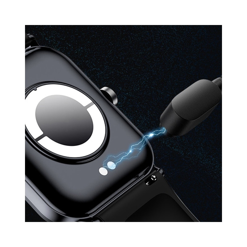 Smartwatch Smartwatch QCY GTC Sport, 1,85 hüvelykes képernyő, fekete ...