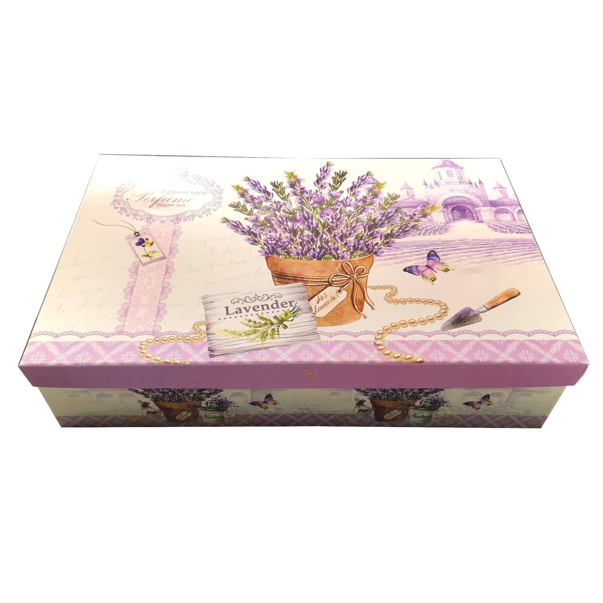 Set 6 cesti cafea, 0,15 l, model lavanda, ClauM, 15-2/15 - eMAG.ro