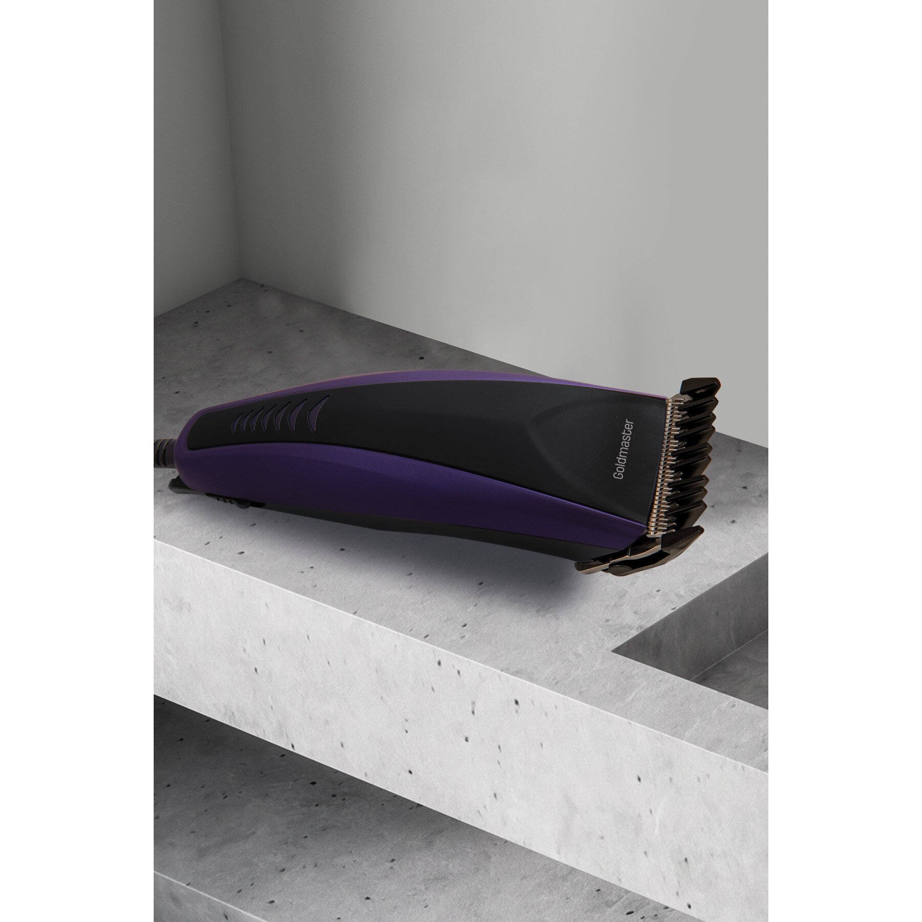 Aparat de tuns Goldmaster GM-8102 Merkur, Lame otel, Albastru - eMAG.ro