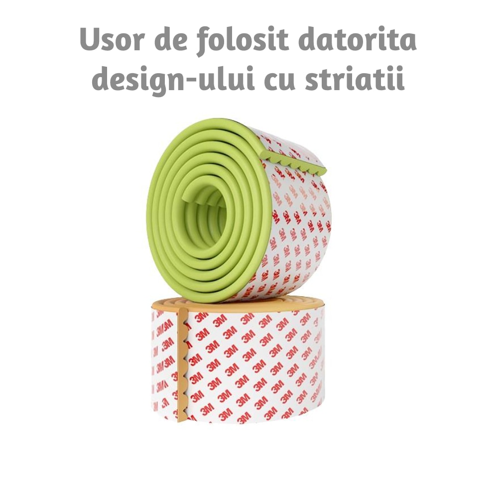 Protectie laterala pentru mobila/pat din spuma EVA, cu o latura adeziva ...