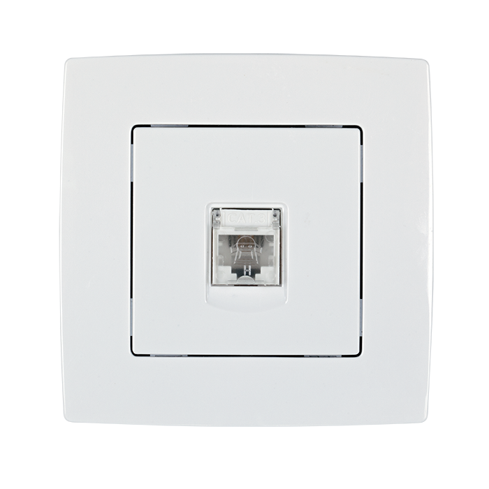 Priza telefon, Elmark City, RJ11, Alb, 190261 - eMAG.ro