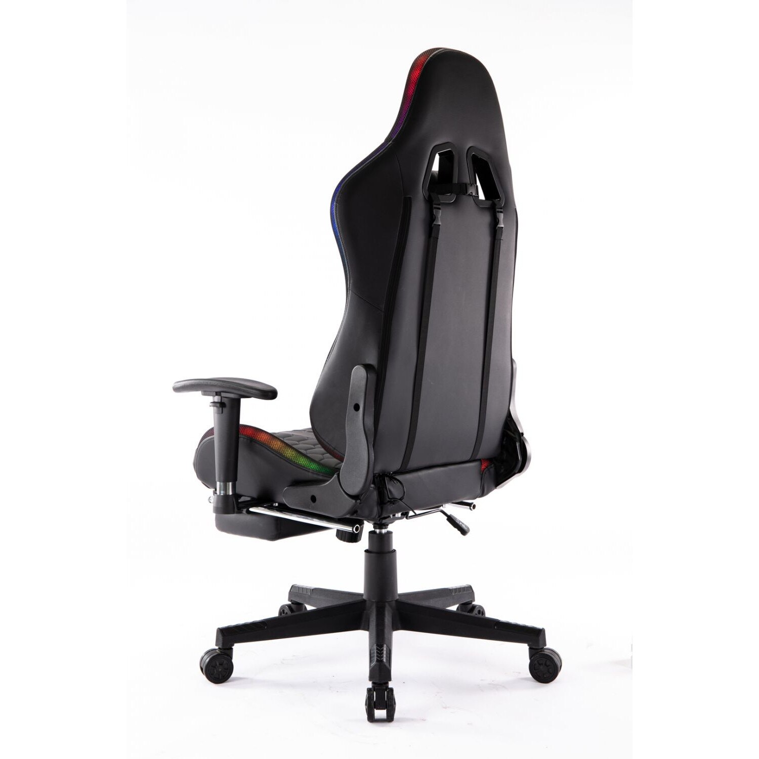 Scaun Gaming Ergonomic, Cu Iluminare RGB, Reglabil, Functie Masaj ...