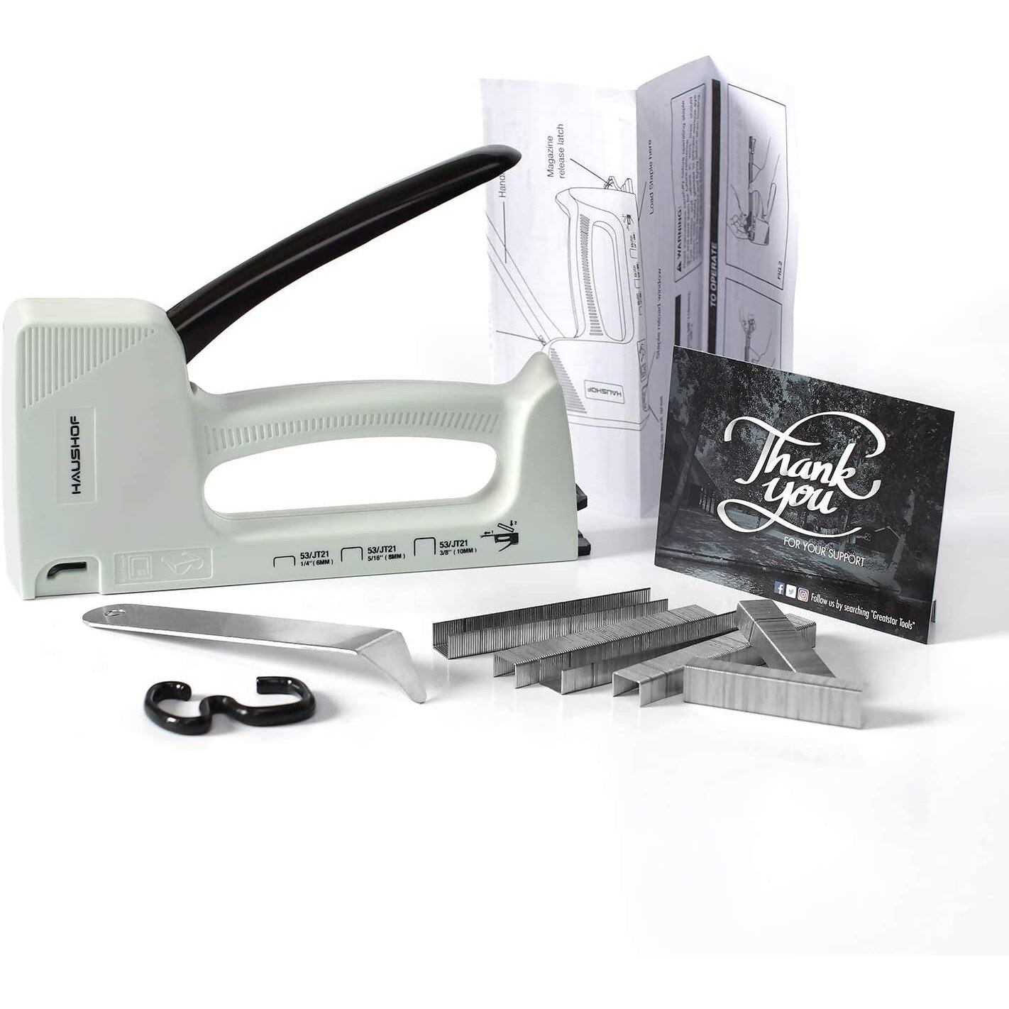 Capsator manual Haushof cu 800 capse, tip 53, pentru decorare si ...