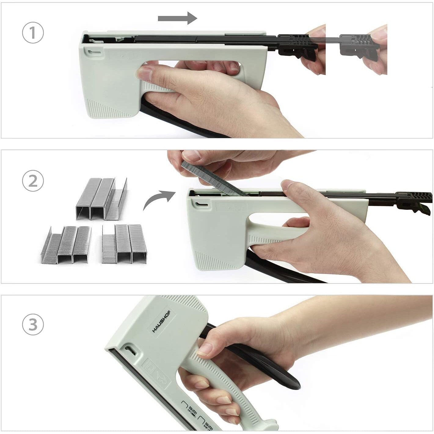 Capsator manual Haushof cu 800 capse, tip 53, pentru decorare si ...