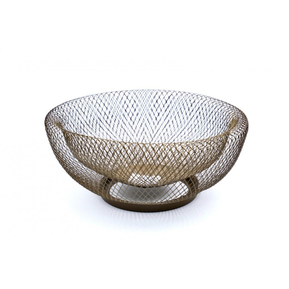 Fructiera rotunda din metal, 25 x 10 cm - eMAG.ro