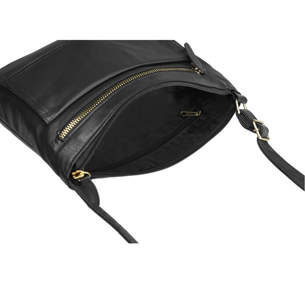 Geanta de umar dama, Adleys, Piele ecologica, FB293 negru - eMAG.ro