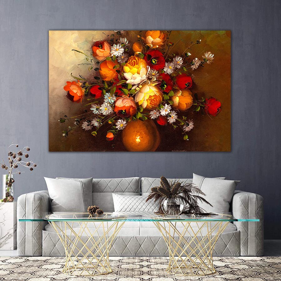 Tablou Canvas, Various Flowers, 20x30 cm - eMAG.ro