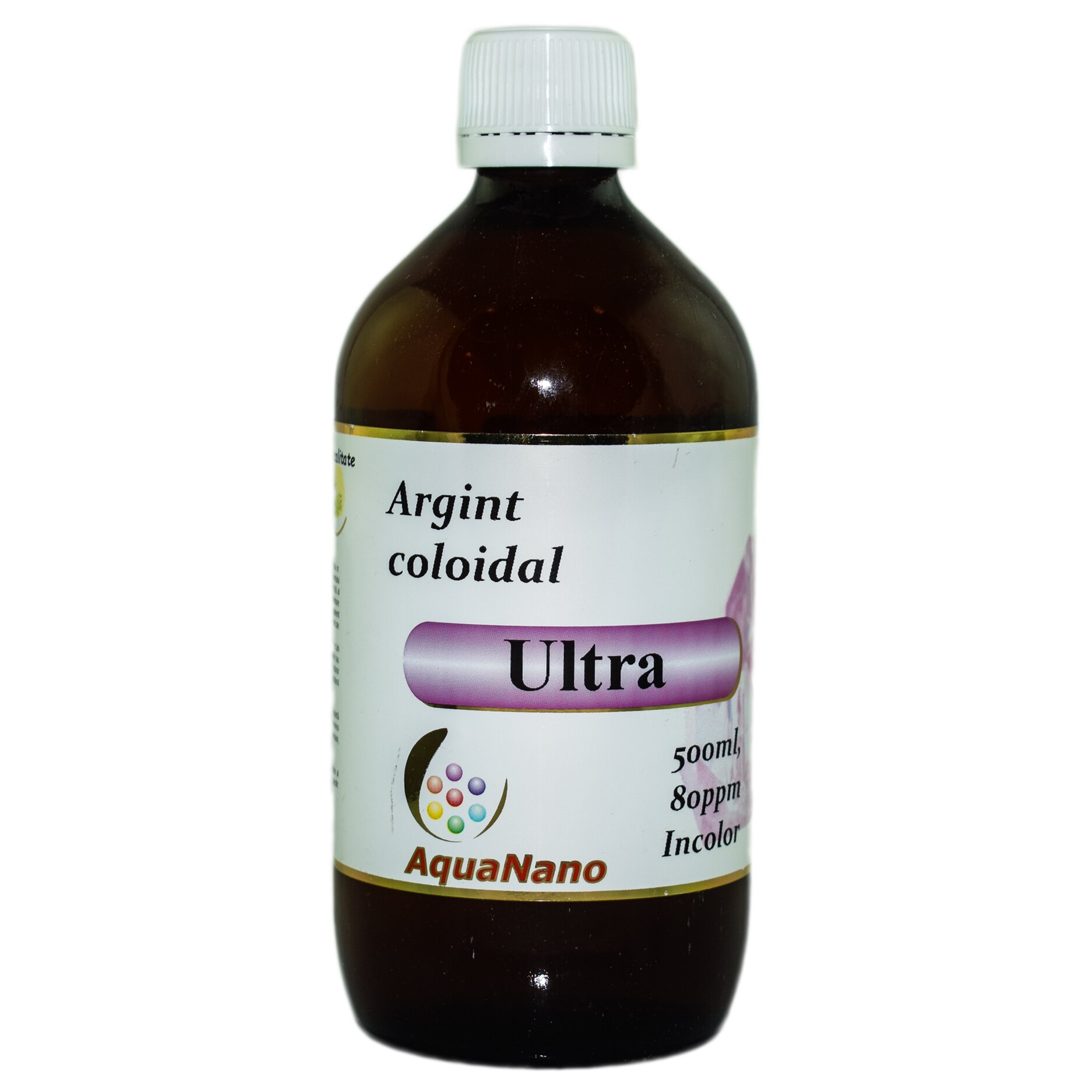 Argint Coloidal Ultra 80Ppm 480Ml Aghoras Invent - eMAG.ro