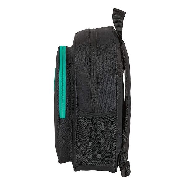 Ghiozdan, FC Barcelona, Poliester, Negru/Verde - eMAG.ro