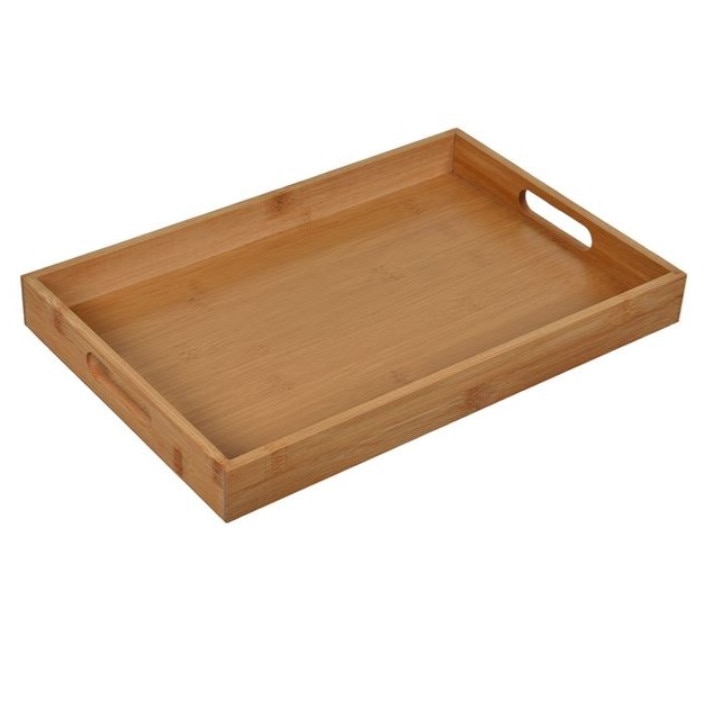 Tava de servire din lemn de bambus, 38x25x4cm, M Deco - eMAG.ro