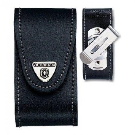 Teaca pentru cutite, Victorinox, Piele naturala, Negru - eMAG.ro