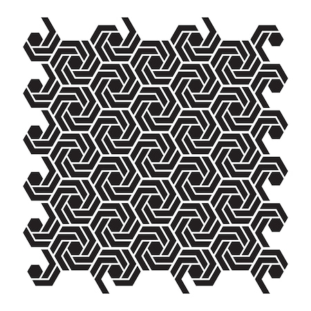 Sablon constructii 3D Hex Spiral, 80x80m, reutilizabil, plastic - eMAG.ro