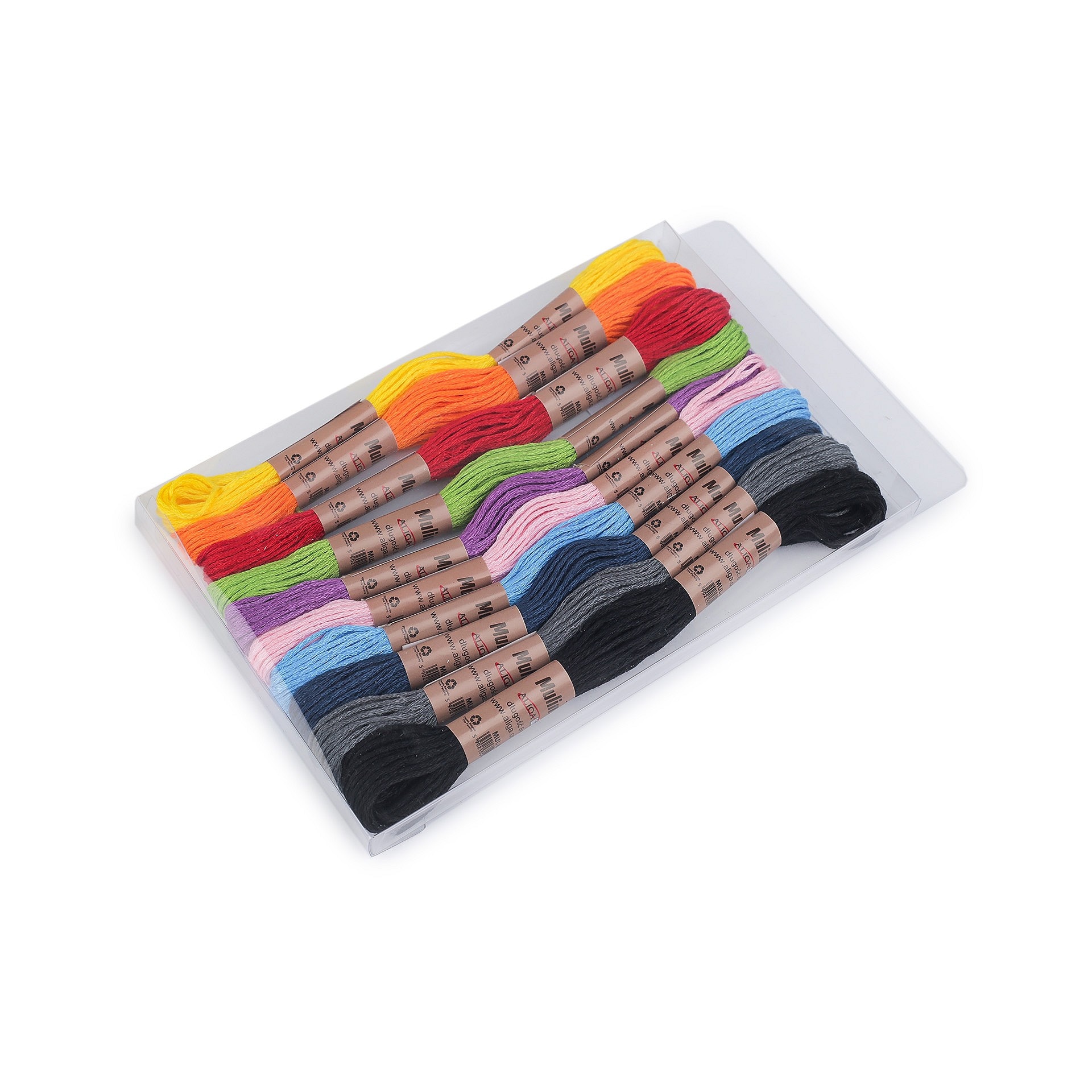 Set 10 fire de broderie tip Mouline, greutate 2 g, grosime 1 mm, culori ...