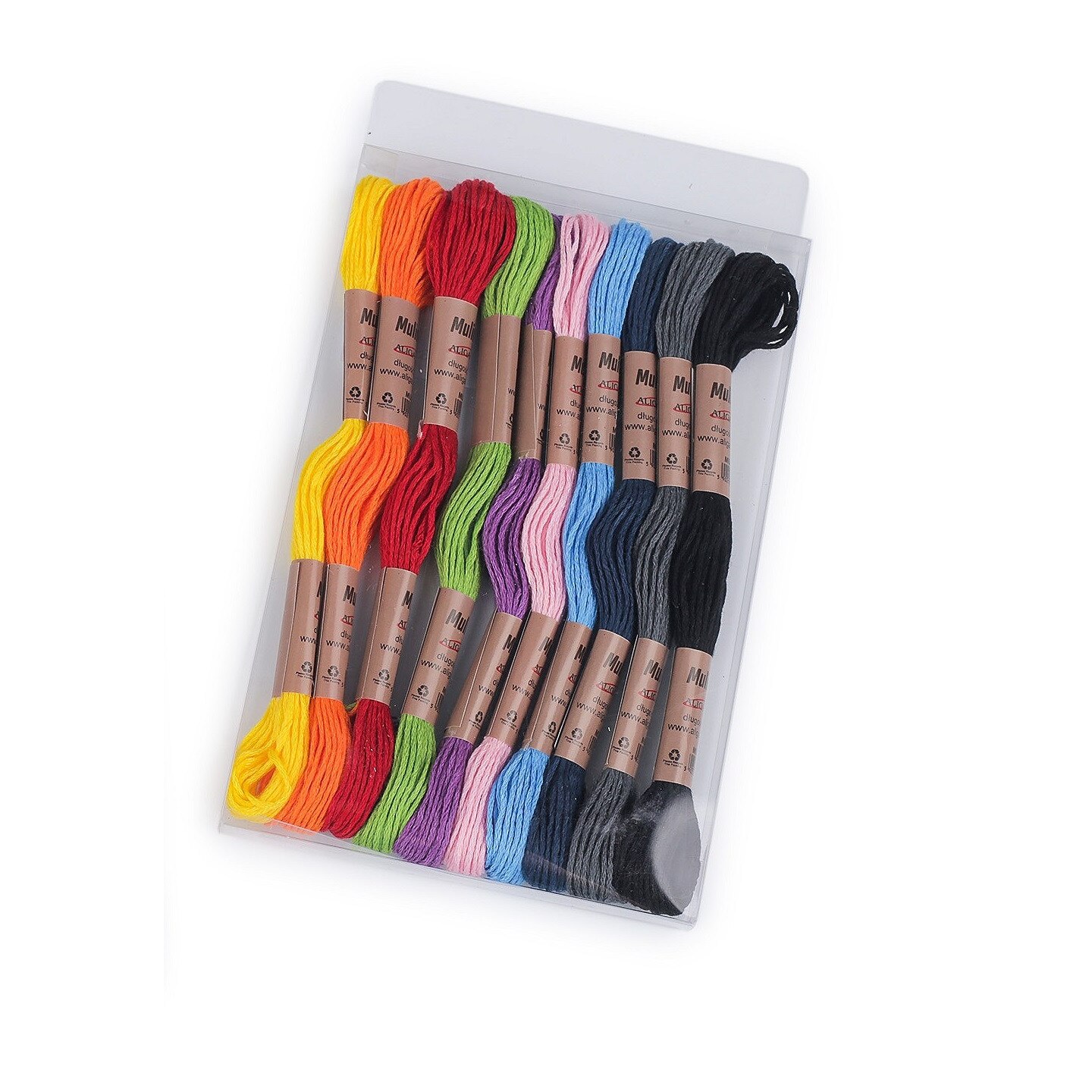 Set 10 fire de broderie tip Mouline, greutate 2 g, grosime 1 mm, culori ...