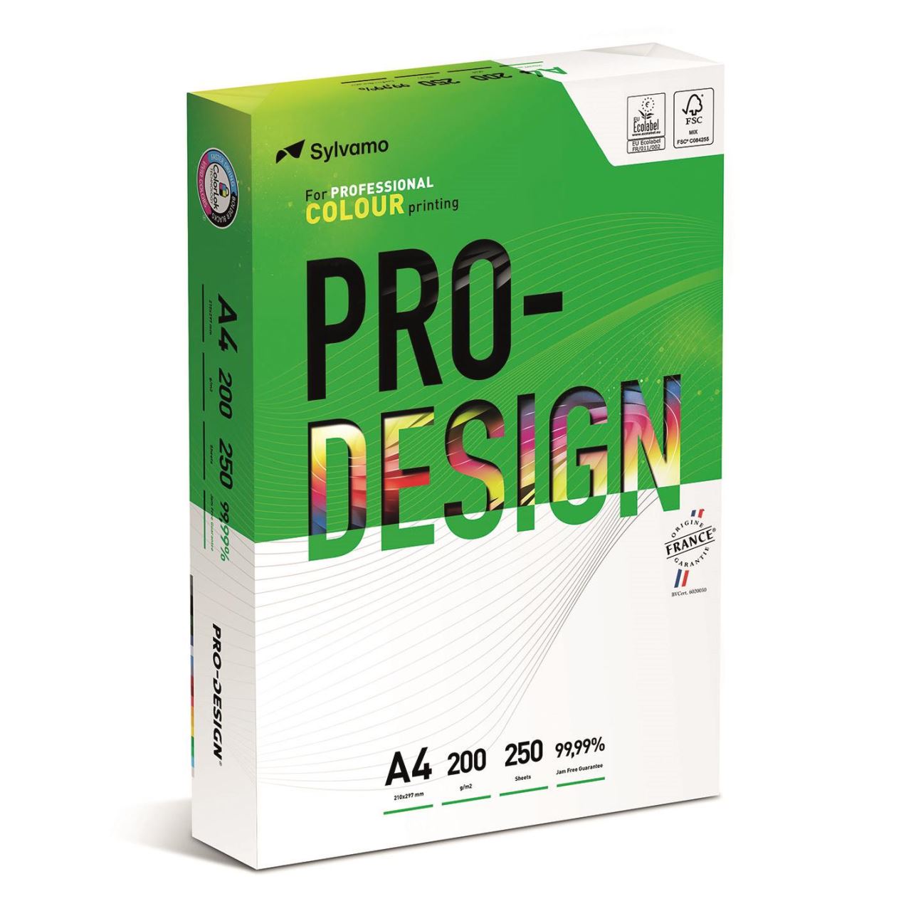 Hartie copiator PRO-DESIGN, A4, 200 gr, clasa A++, neteda si satinata ...