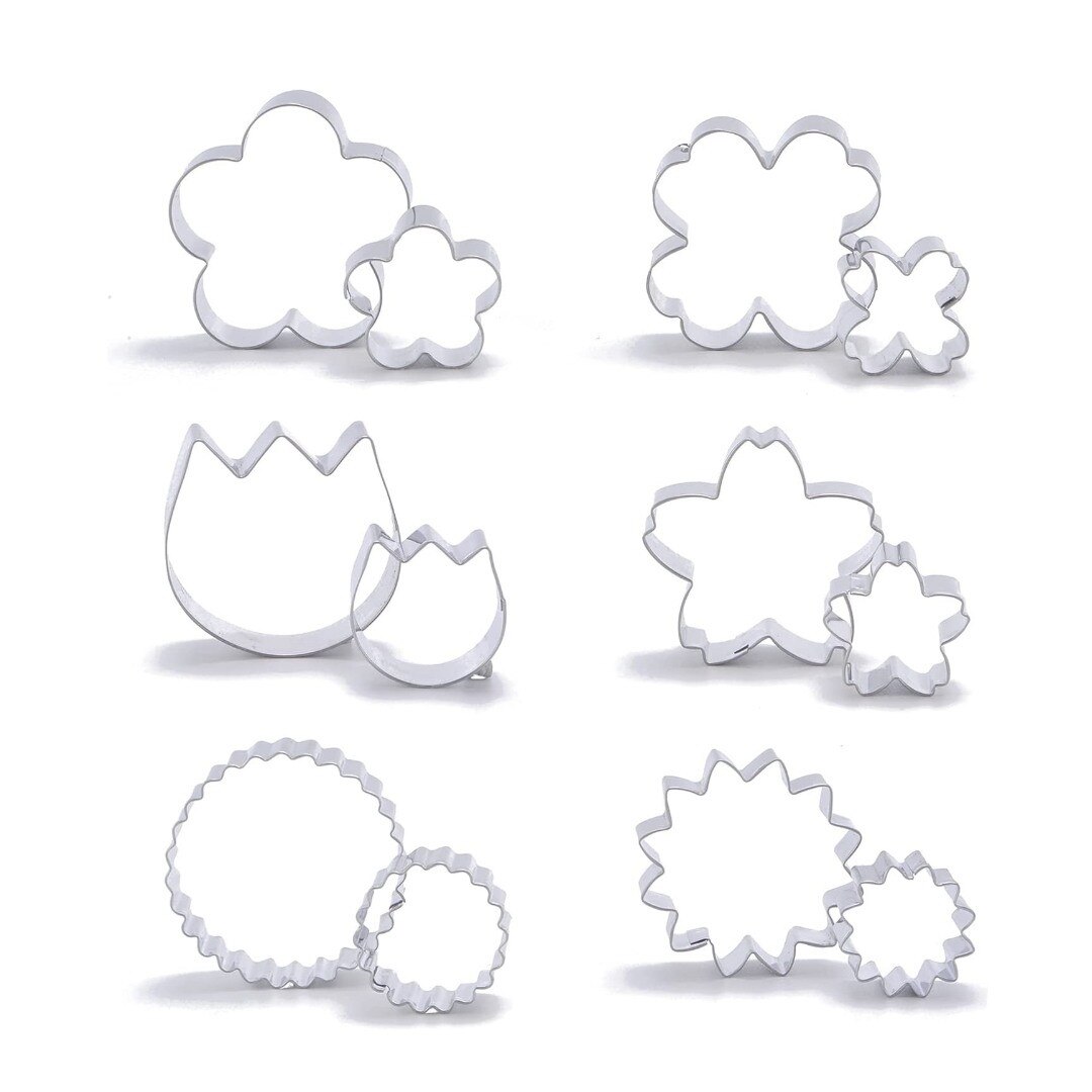 Set 12 forme decupatoare, pentru biscuiti, 5.5 cm, 381COF - eMAG.ro