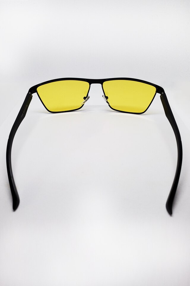 Ochelari de condus noaptea, SUPERSOFER® Model Pilot, rama din aluminiu ...