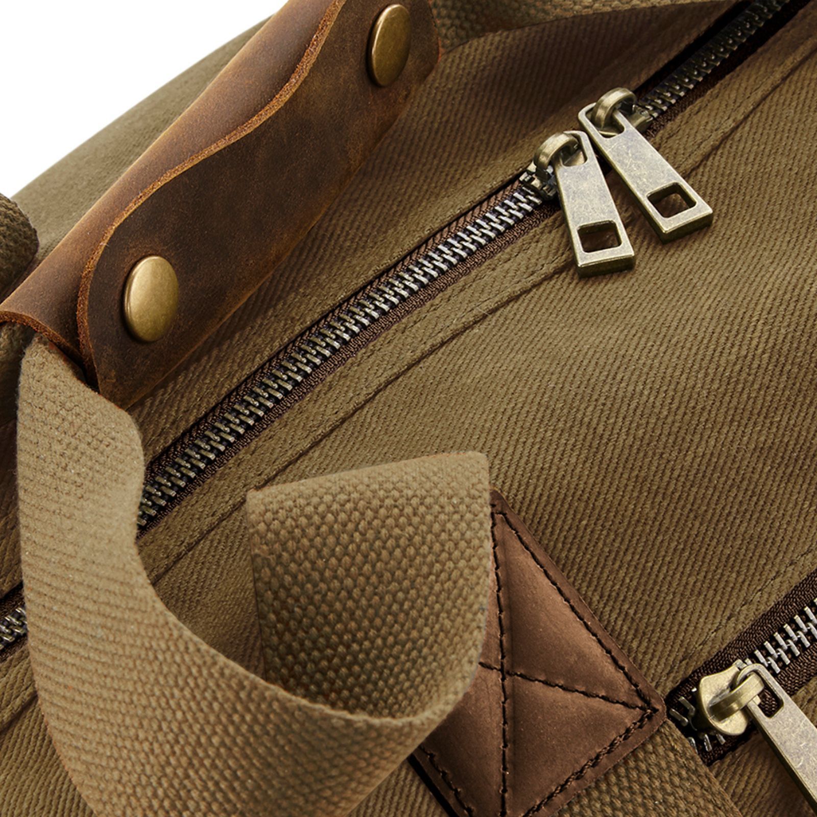 Geanta de calatorie premium Waxed, 100% bumbac cerat, impermeabila ...