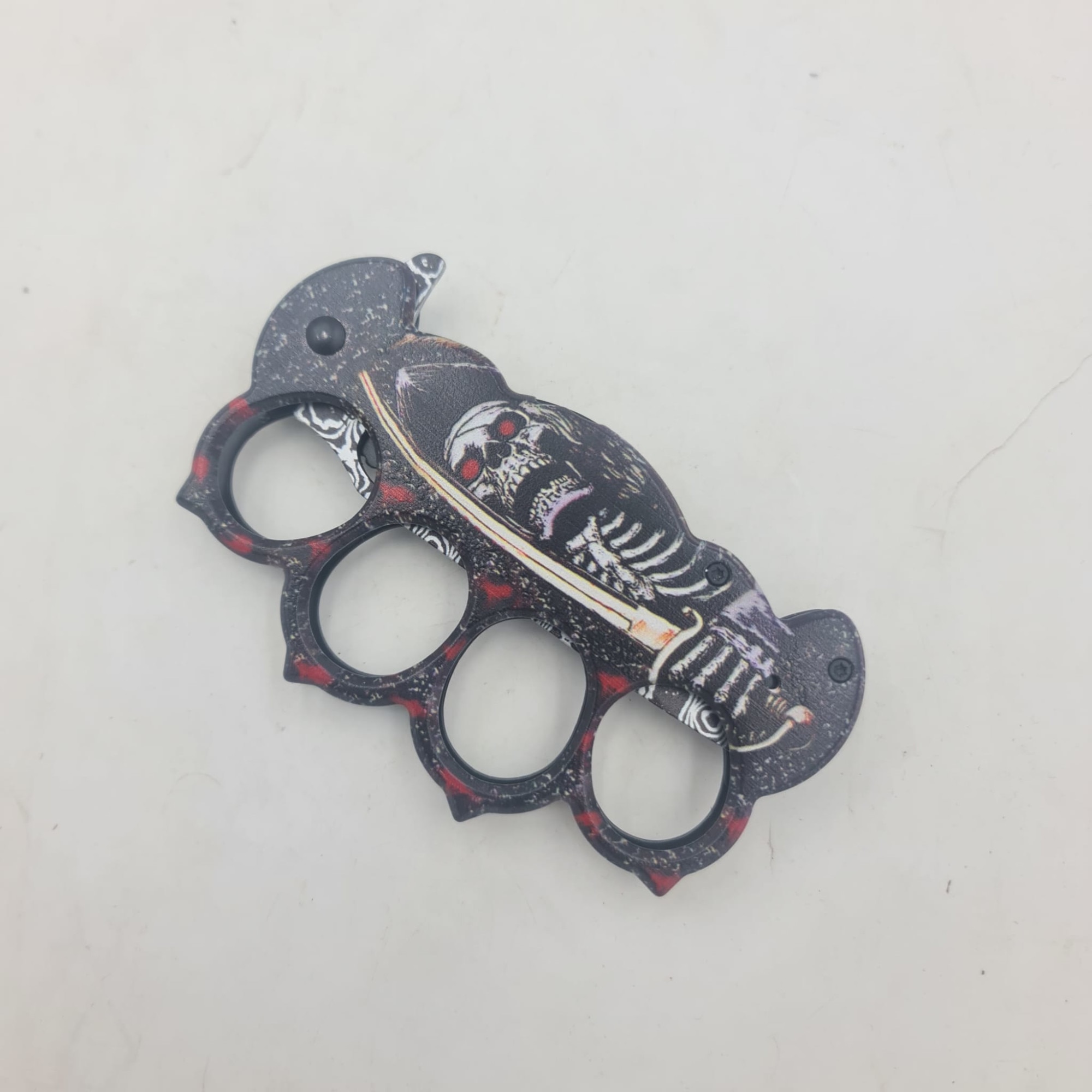 Pumnal Tip Box, Cutit Briceag Cap de Mort, Sistem Prindere Curea ...