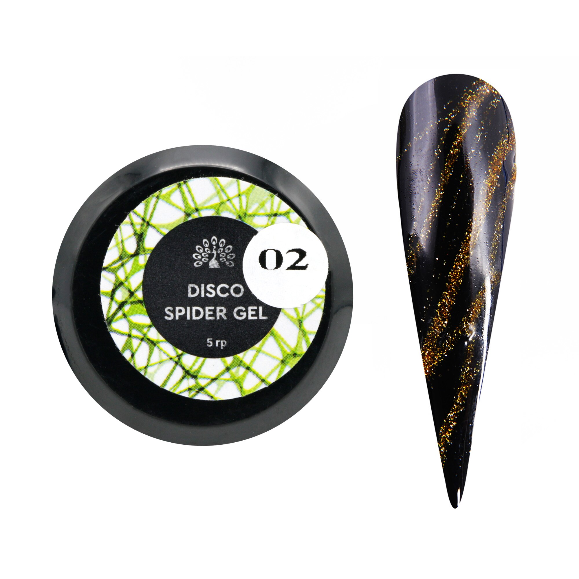 Gel Disco Spider, Global Fashion, 5g, Maro 02 - eMAG.ro