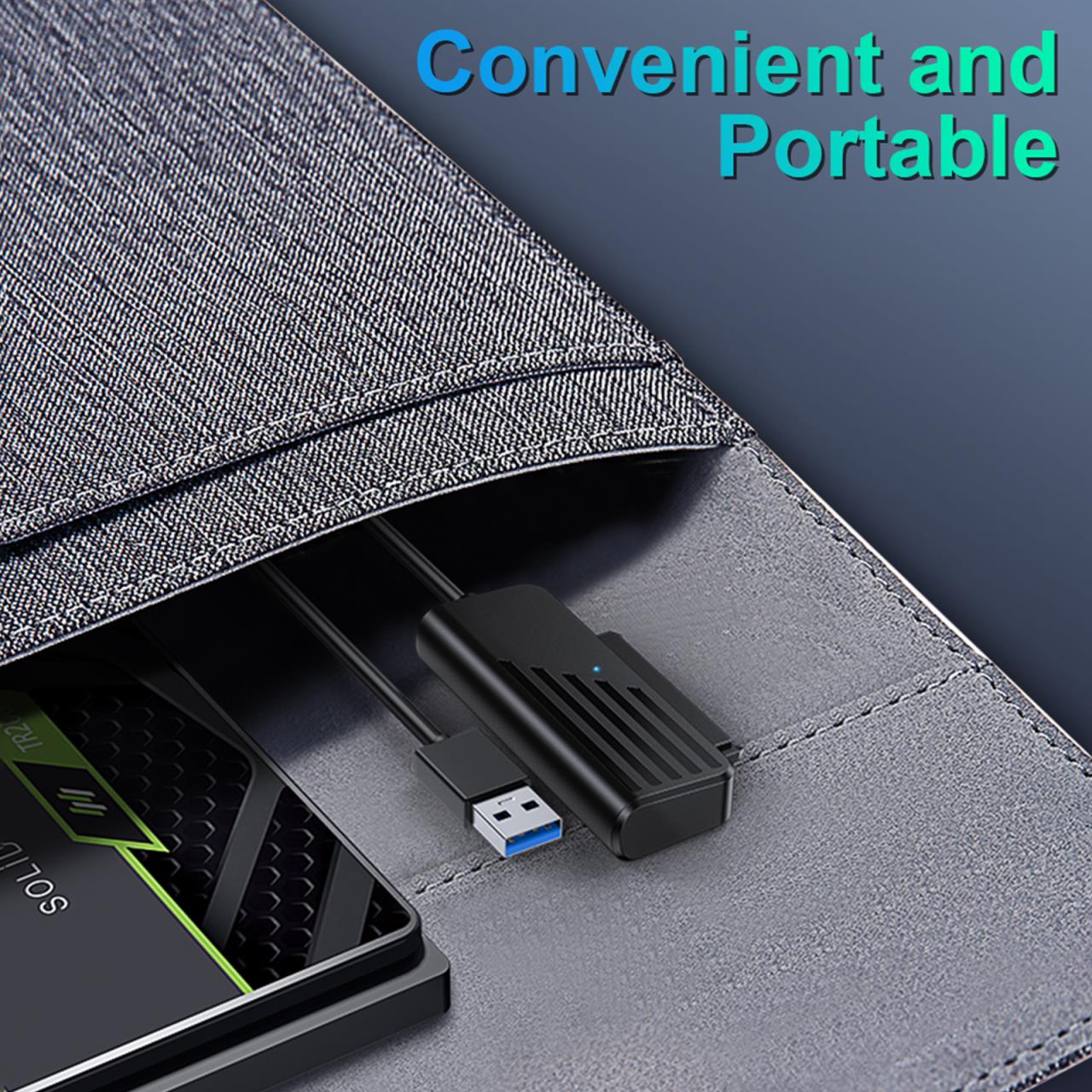 Cablu USB3.0 la SATA3.0 Easy Drive, Darklove, 5 Gb/s, Compatibil cu ...
