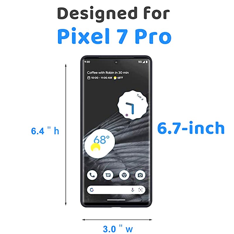 Husa din silicon pentru Google Pixel 7 Pro, Camera individual Ultra ...
