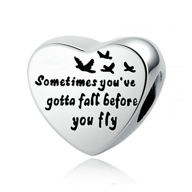 Talisman Argint 925, Charm compatibil Pandora – You've gotta fall ...