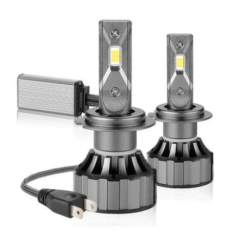 Set 2 Becuri Auto Led h7 V80, Canbus, 200W, 6000K, 12000 lm - eMAG.ro
