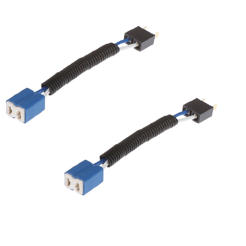 Set de 2 Mufe conversie de la H7 plastic la H7 ceramic cu fir - eMAG.ro