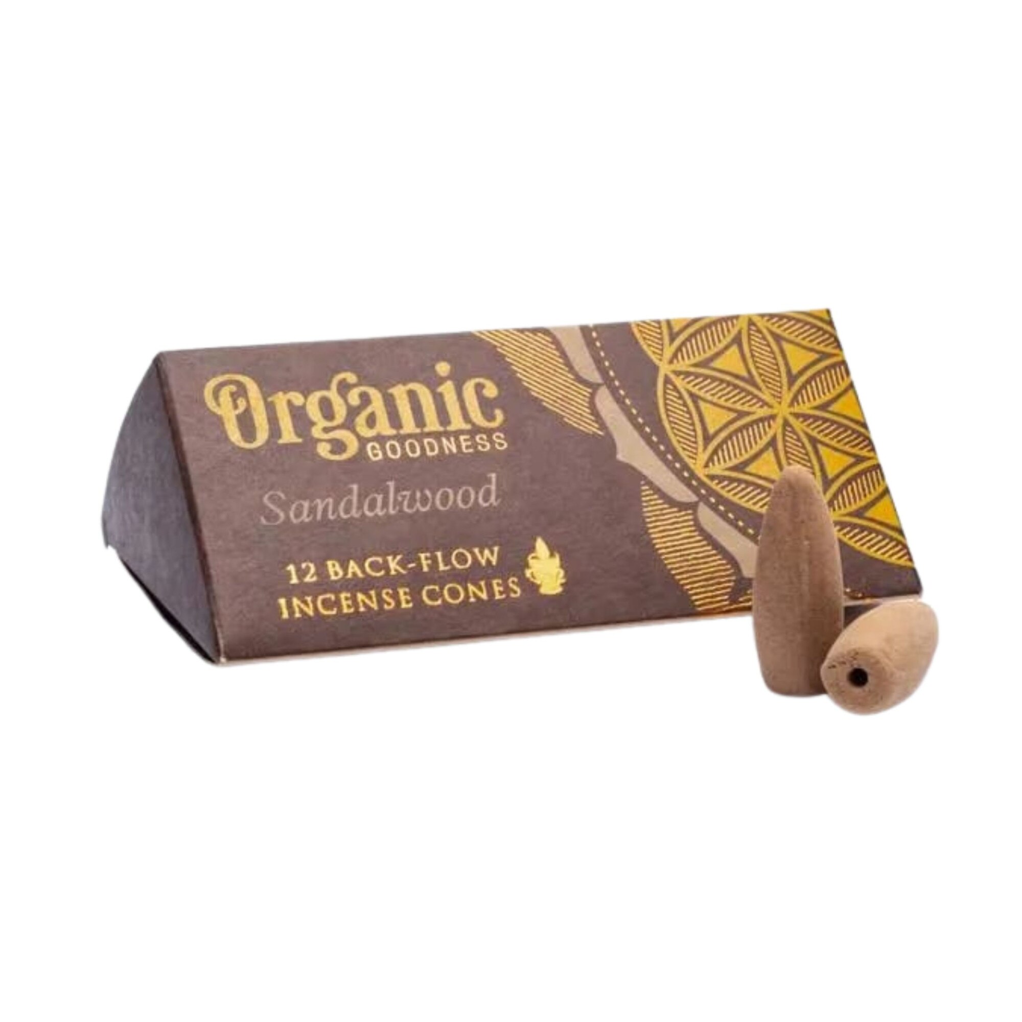 Conuri parfumate, Santal, cascada backflow, 24 gr, Song of India - eMAG.ro