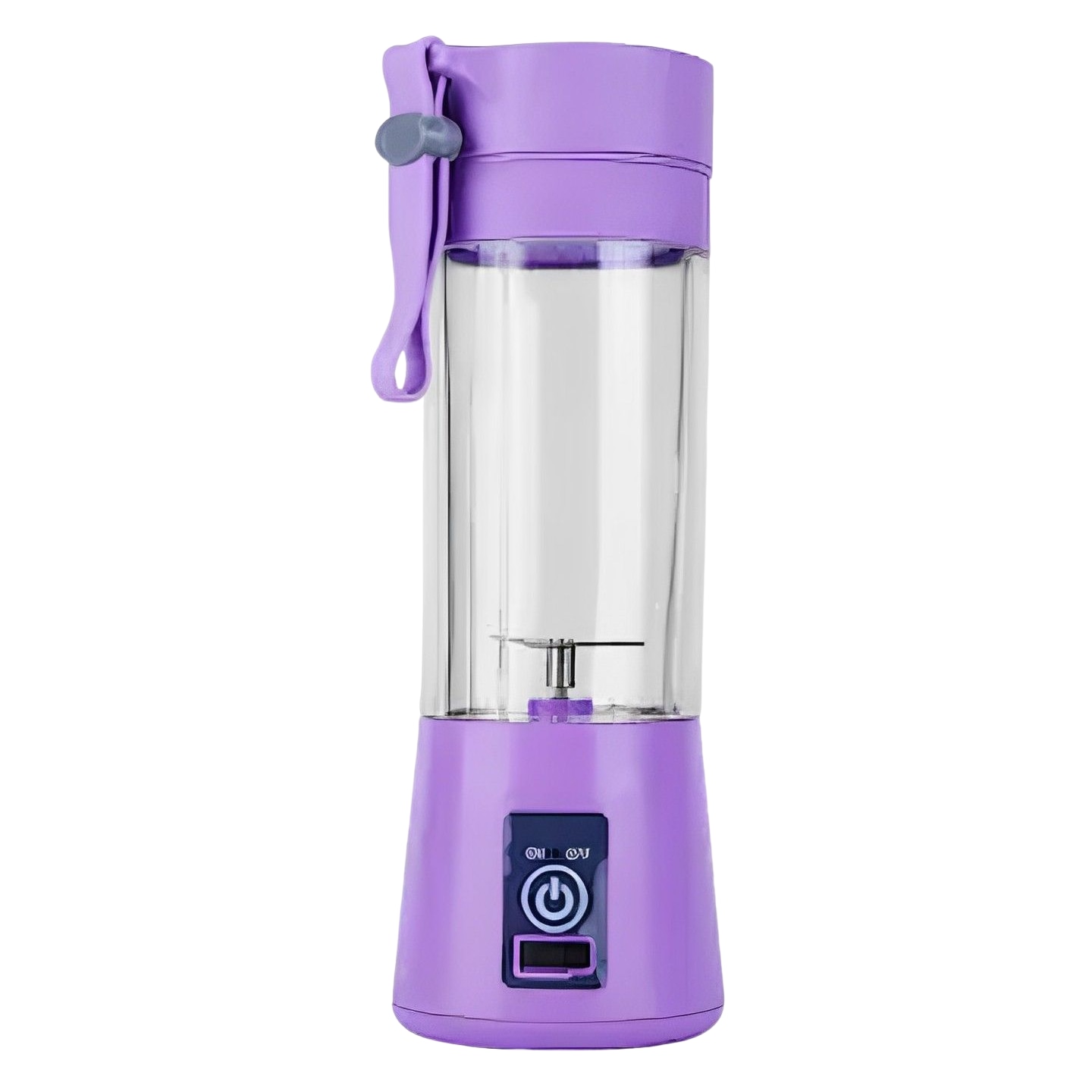 Mini blender portabil, conectat prin USB, electric cu acumulator mov ...