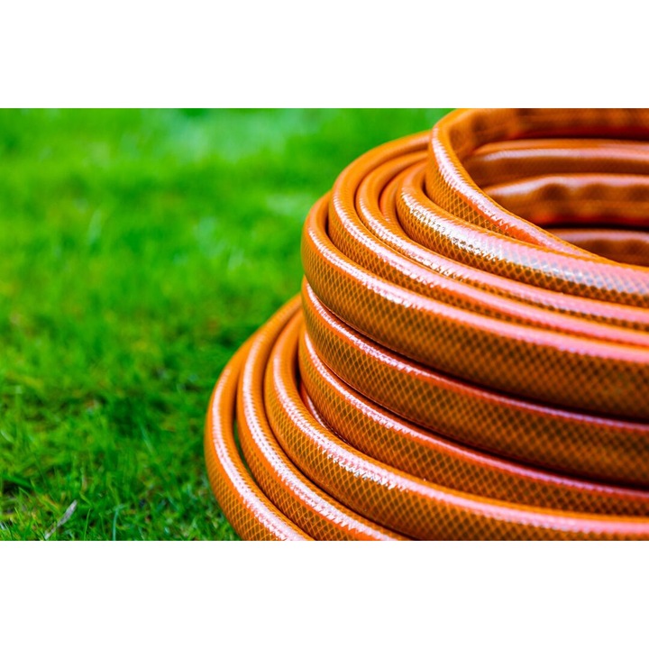 Furtun de gradina Neo, cu 4 straturi, portocaliu - eMAG.ro