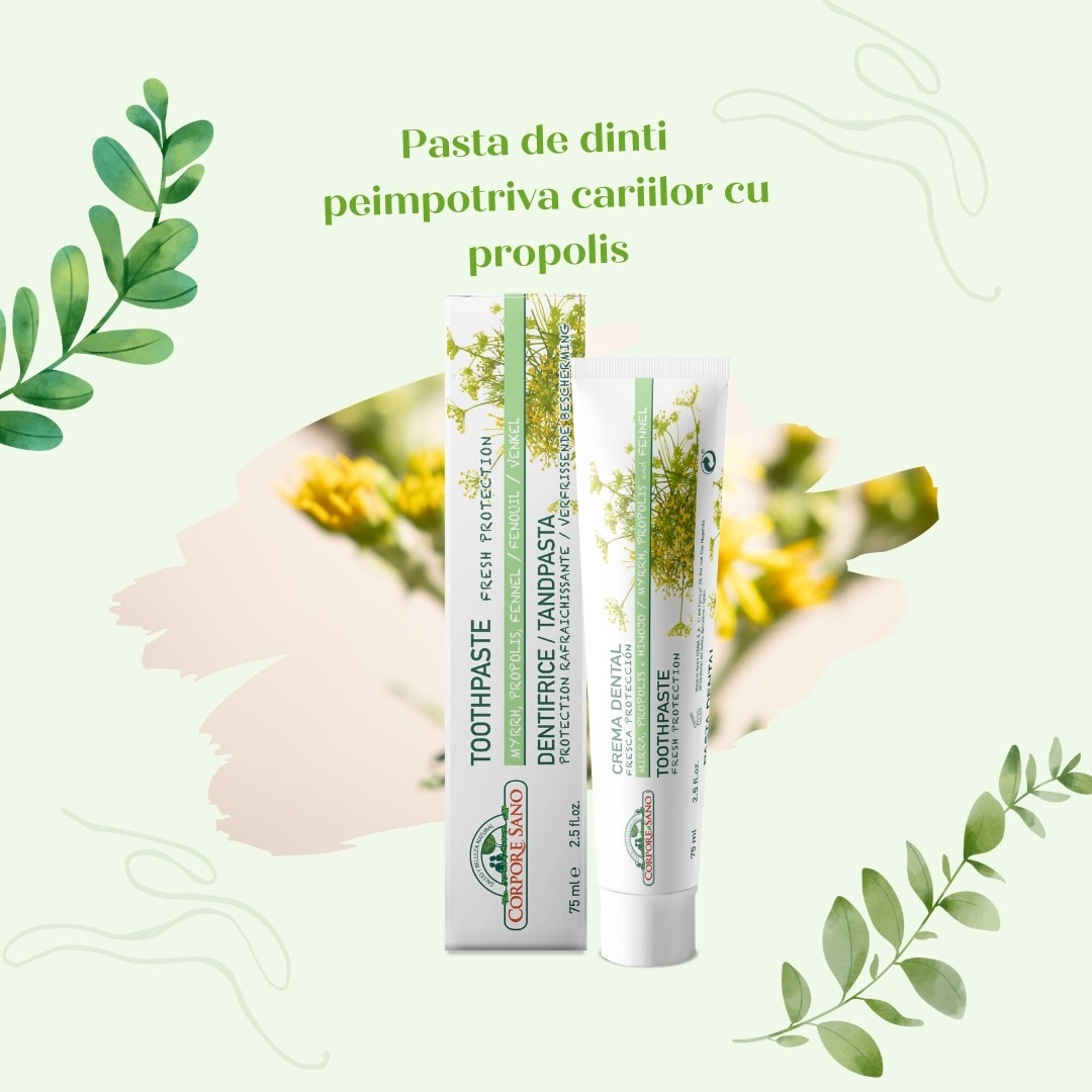 Pasta de dinti fara Fluor pentru protectie impotriva cariilor cu ...