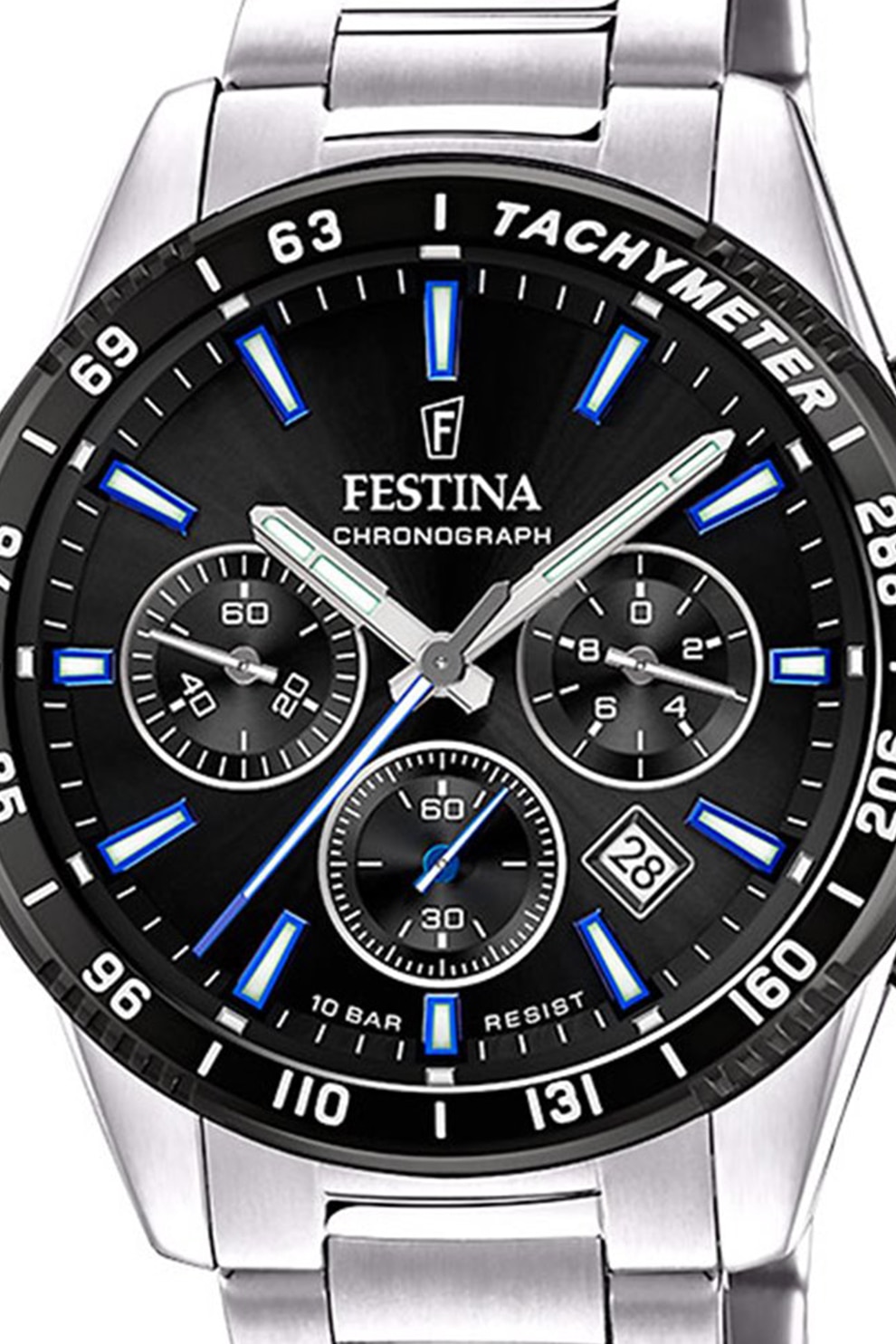 Festina, Ceas conograf rotund, Argintiu - eMAG.ro