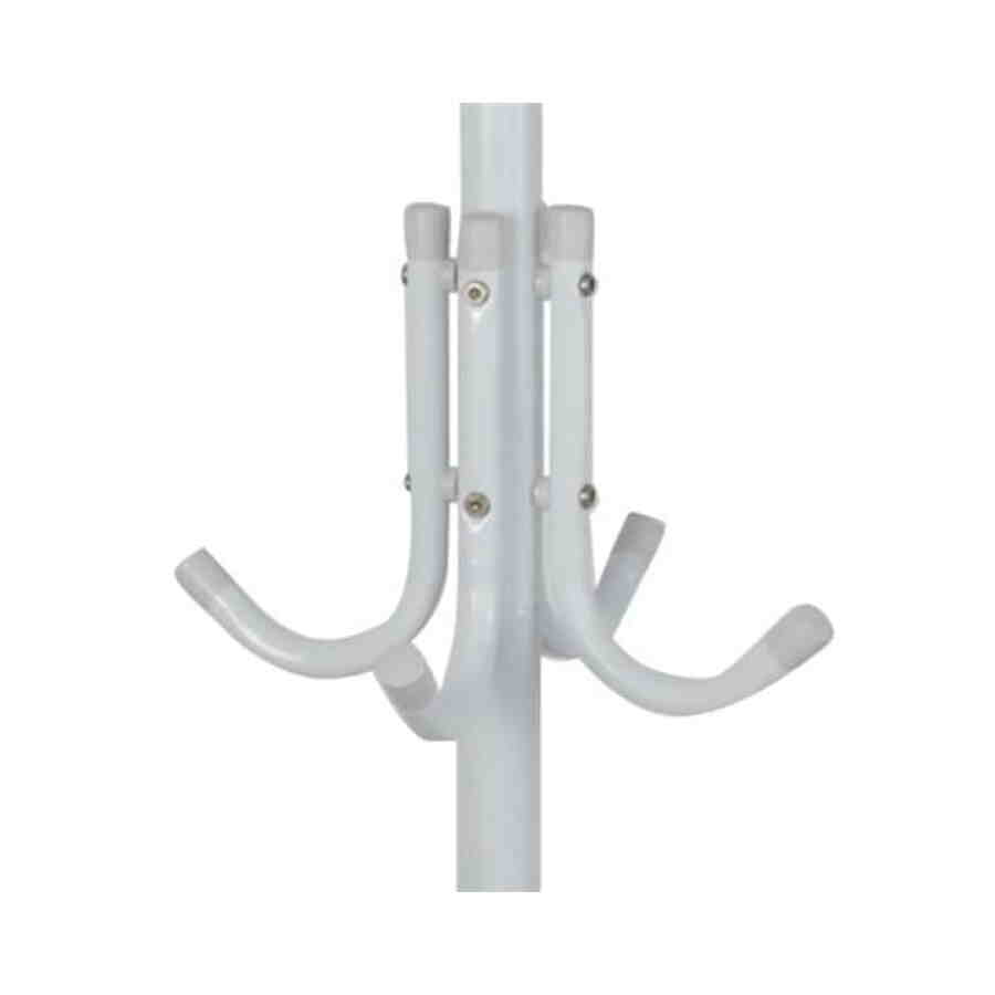 Cuier tip pom cu 12 agatatori, alb, 42 x 42 x 175 cm - eMAG.ro