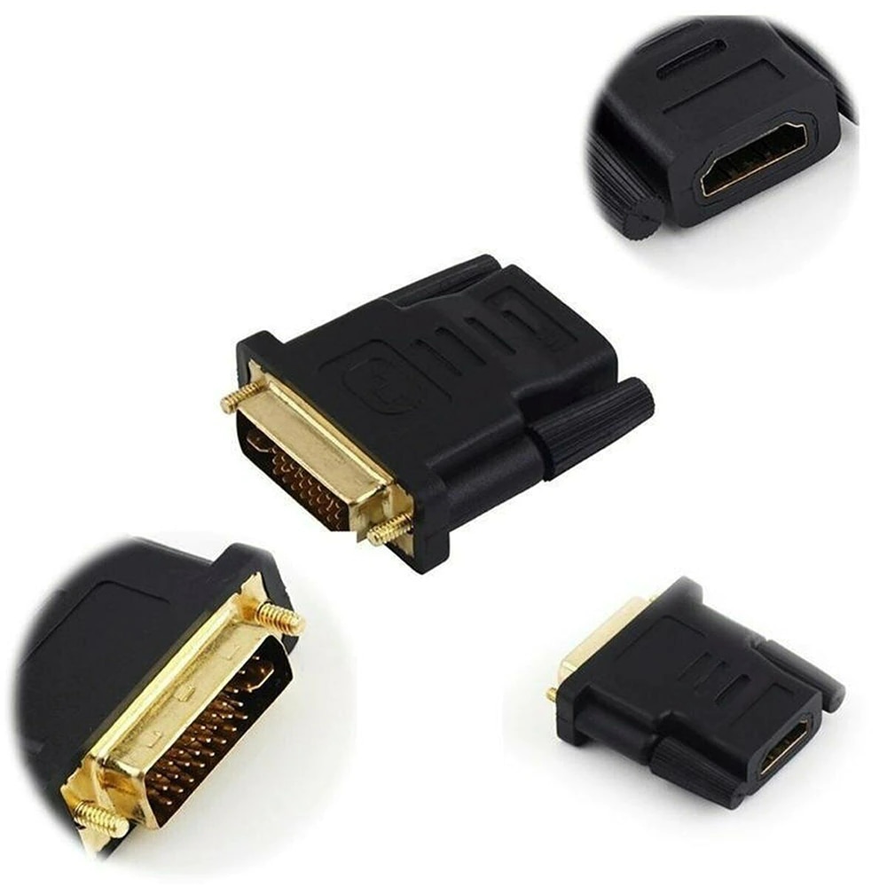 Adaptor DVI-D tata la HDMI A mama - eMAG.ro