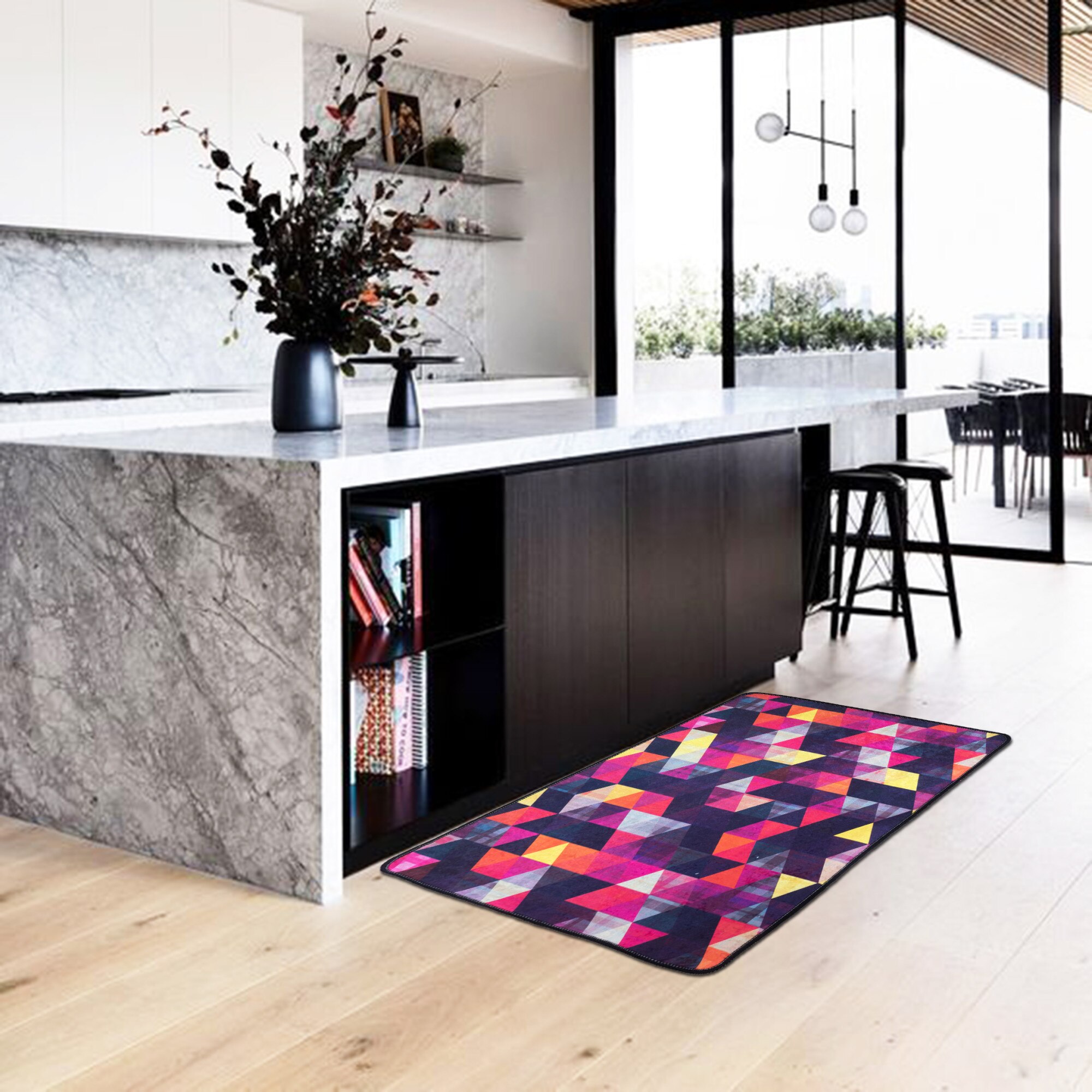 Covor bucatarie Kino Bunt 80x200cm, poliester 100%, inaltime plus 6 mm ...