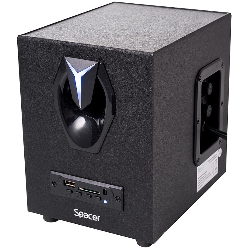 Boxe Spacer Gaming 2.1, RMS: 14W (2 x 3W + 8W), bluetooth, telecomanda ...