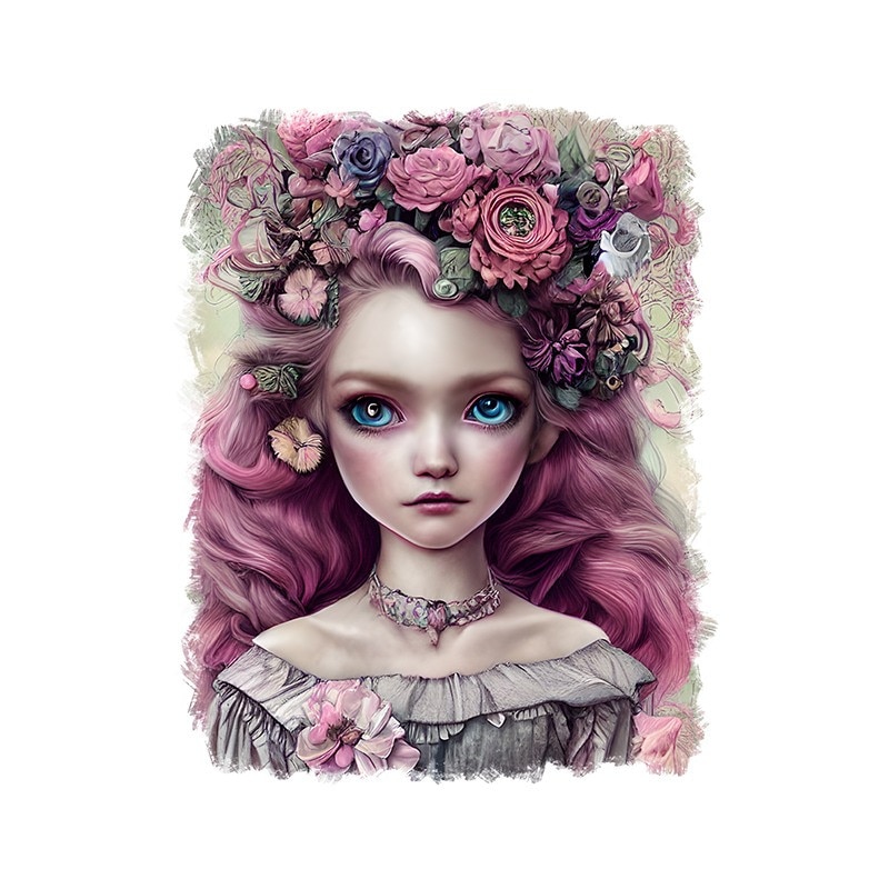 Sticker decorativ, Zana, Roz, 70 cm, 6623ST - eMAG.ro