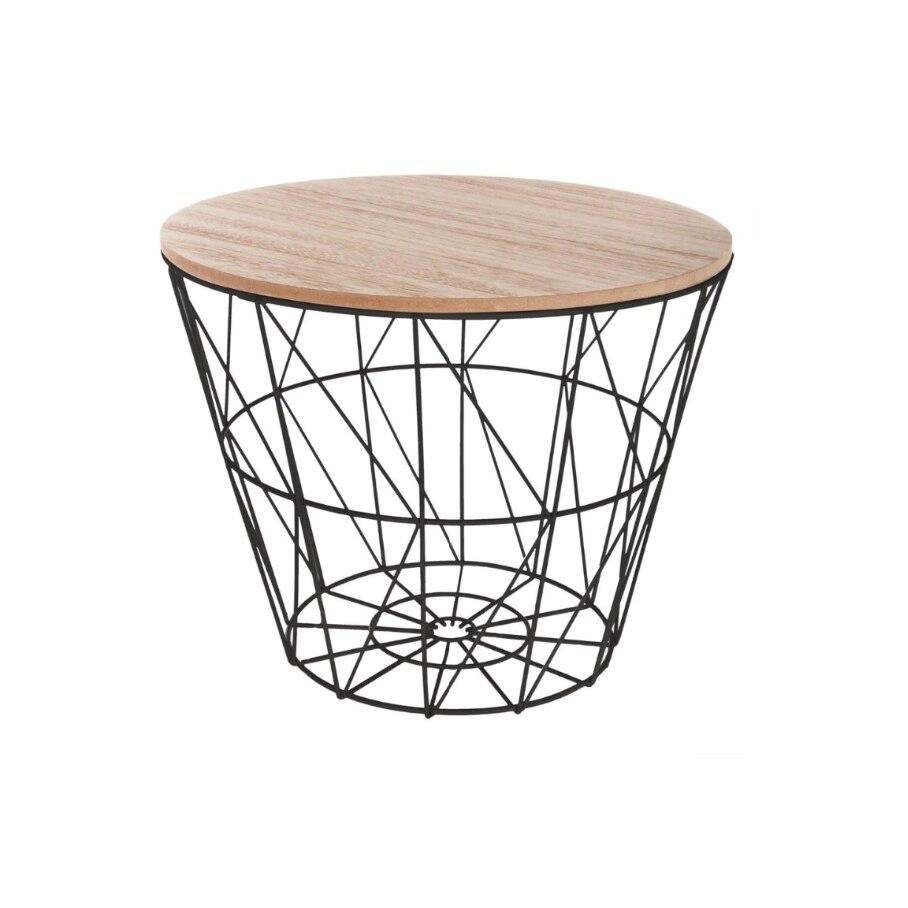 Masuta de cafea cu structura metalica, Elsa, 30,5x38 cm - eMAG.ro