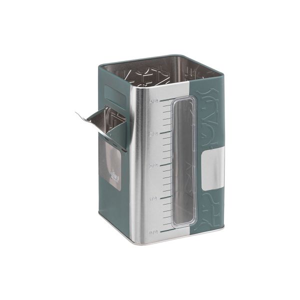 Recipient depozitare gradat, verde, metal, 1 kg, Windo, Five - eMAG.ro