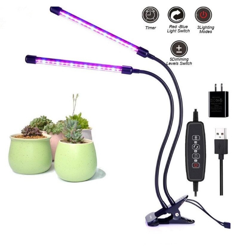 Lampa UV cu spectru complet pentru plante in crestere, BOMSTOM, cu ...