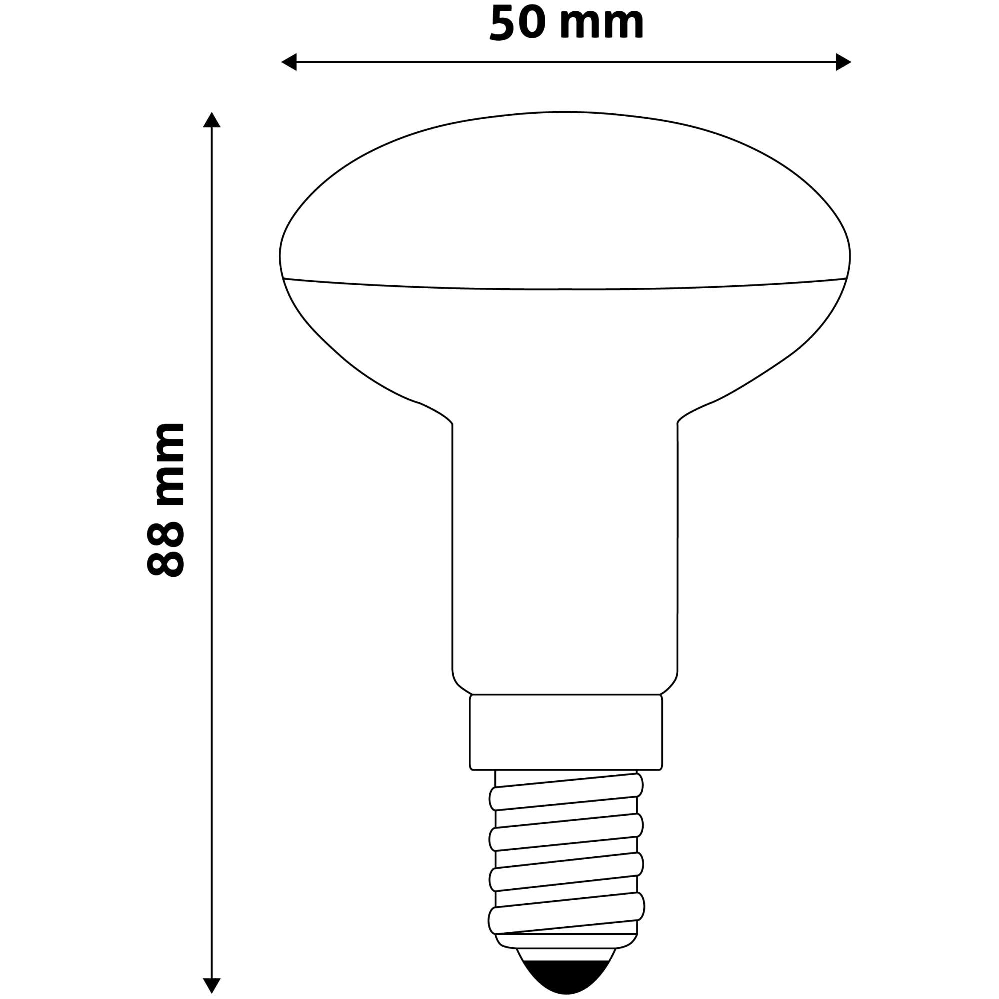 Set 2 Becuri Avide LED R50 6W E14 3000K lumina calda - eMAG.ro