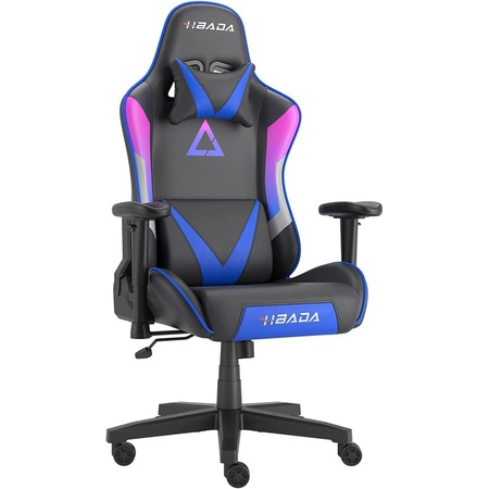 Scaun gaming, Hbada, Piele/Poliuretan, Multicolor - eMAG.ro