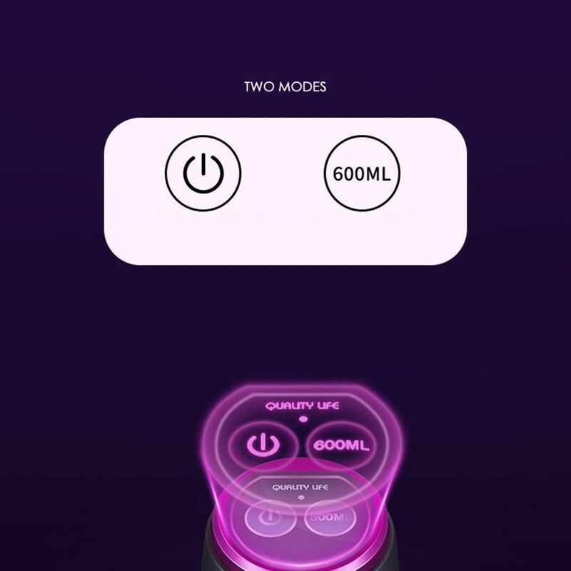 Pompa electrica pentru apa, ABS, Touch, USB, 600 ml, 13.5x15 cm, Alb - eMAG.ro