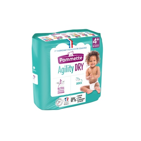 Gyerekpelenka Pommette Agility Dry Maxi Plus Nr.4+ 5db packet try - eMAG.hu